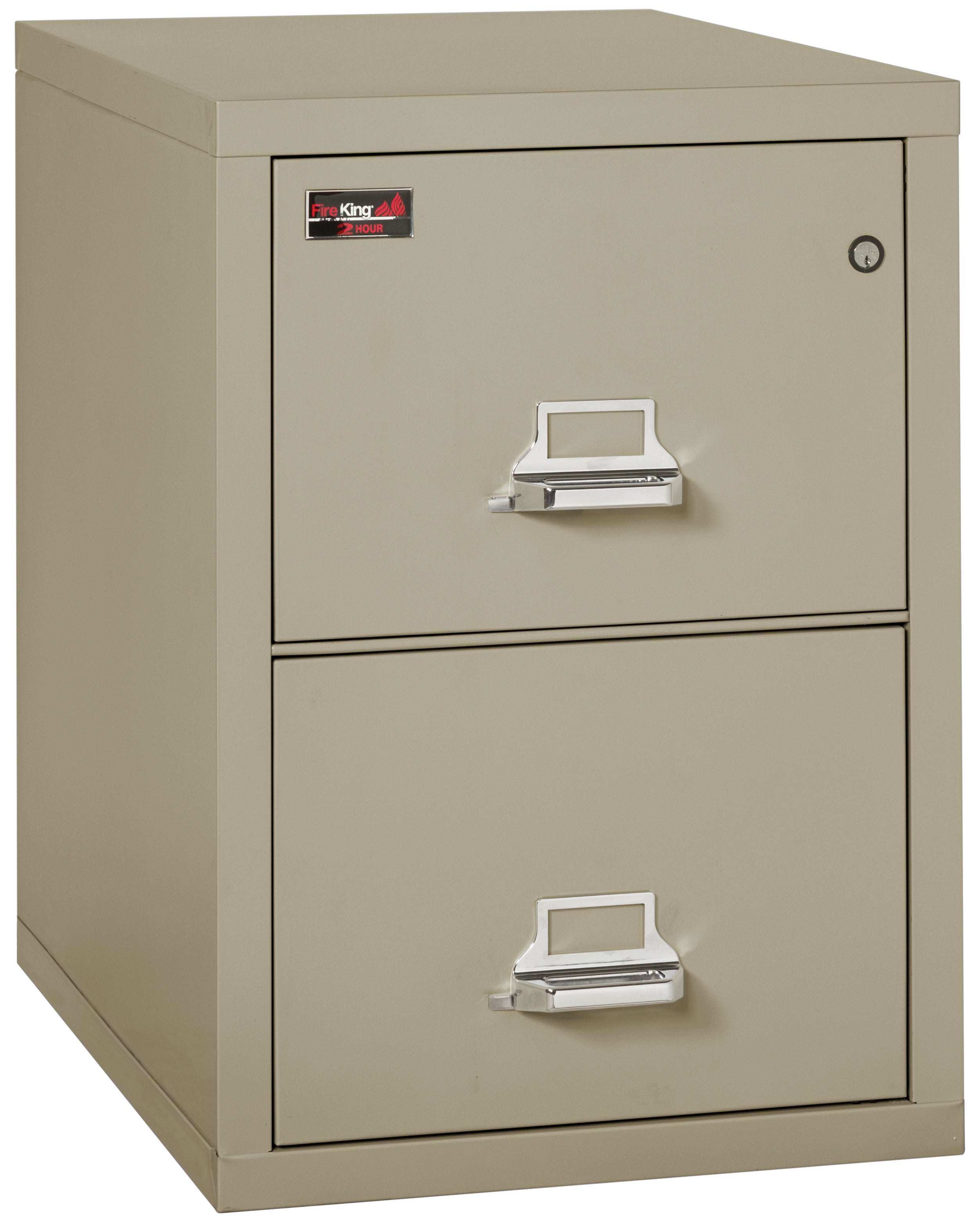 FireKing 2 Hour Fire Resistant File Cabinet - 2 Drawer Letter 31" Dept ...